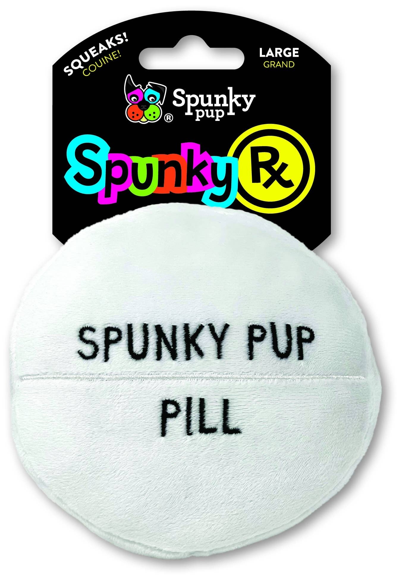 Spunky Pup Dog Toys - Spunky Rx Spunky Pup Pill Plush | Lava Paws